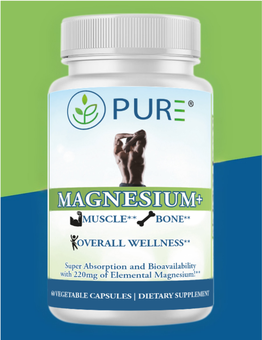 Magnesium+ | 60 Capsules – Pure Nutraceutical